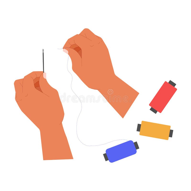 Custom Handmade Clothing Fashion Store Sketch with Fabric and Sc Stock ...