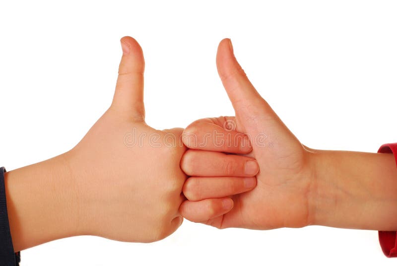 Hands with thumbs up stock photo. Image of thumb, success - 28138672