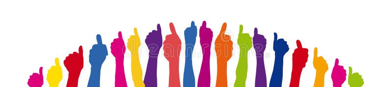 Hands As a Symbol of Inclusion and Integration Stock Illustration ...