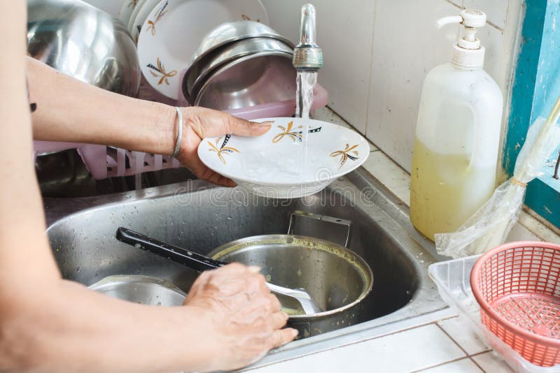 Hands To Washing Disk Close Up Stock Image - Image of disk, sink: 42485593
