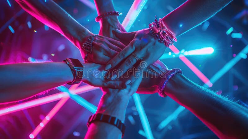 Experience the Unity of a Team in a Futuristic Cyberspace with Hands ...