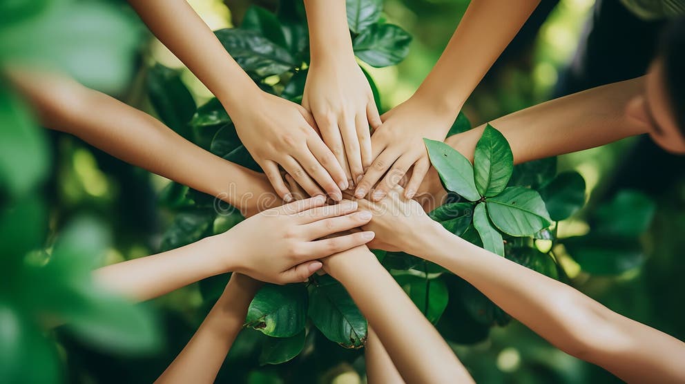 Hands Together Team Collaboration Unity Teamwork Cooperation Group ...
