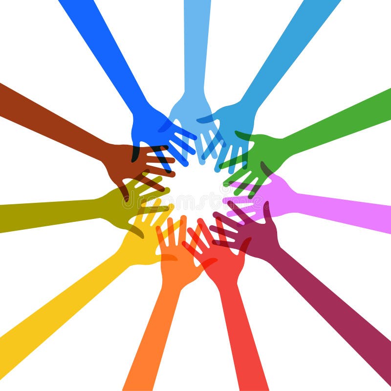 People Hands teamwork Logo stock vector. Illustration of people - 41568253