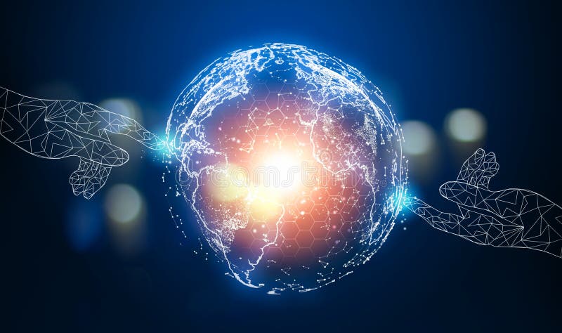 Environmental Technology Concept. Using AI for Environmental ...