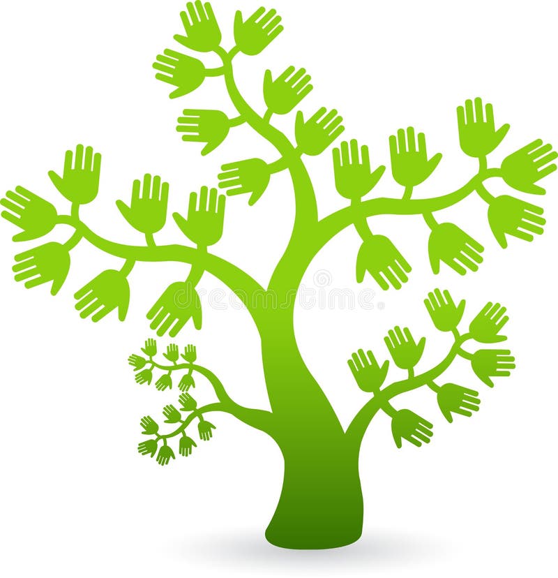 Eco Friendly Tree Hands Stock Vector Illustration Of Ecology 27410991