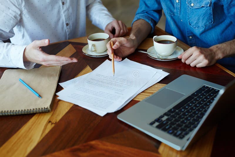 Paper discussion stock photo. Image of contemporary, coursework - 99262952