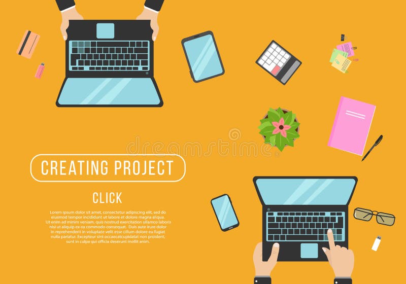 Hands Typing on Computer, Smartphone, Desktop or Workplace . Stock ...