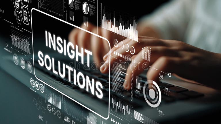 Hands Typing on Keyboard with Digital Graphics and Text Highlighting ...