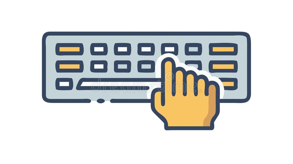 Keyboard Efficient Stock Illustrations – 5,999 Keyboard Efficient Stock ...