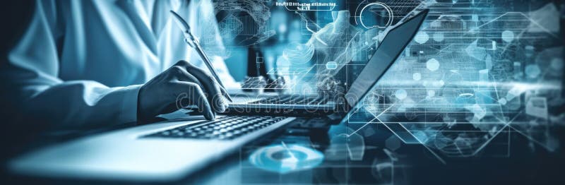 Hands Typing on Keyboard. Programming Online Database. Data Processing ...