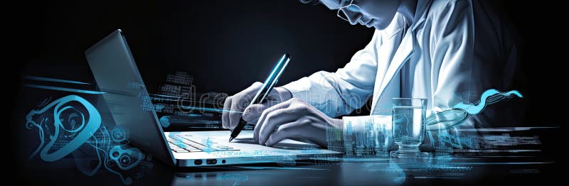 Hands Typing on Keyboard. Programming Online Database. Data Processing ...