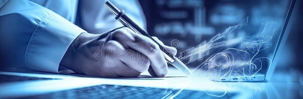 Hands Typing on Keyboard. Programming Online Database. Data Processing ...