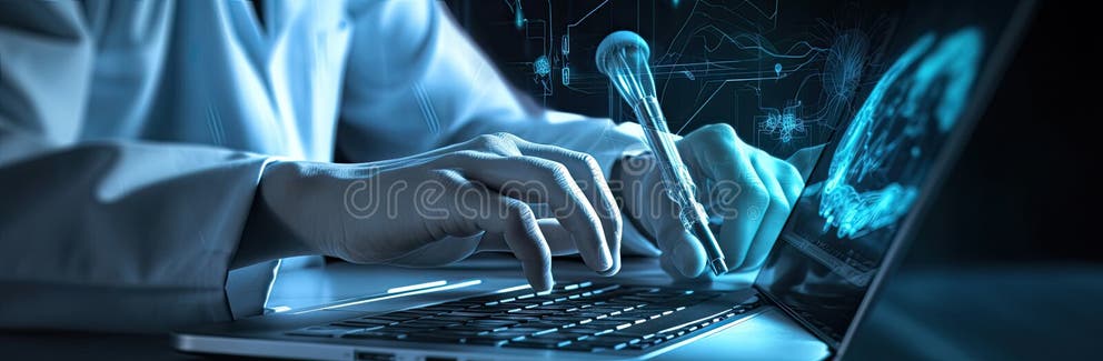 Hands Typing on Keyboard. Programming Online Database. Data Processing Center Concept. Stock ...