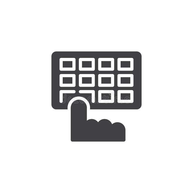 Computer Keyboard Typing Pictogram Stock Illustrations – 247 Computer ...