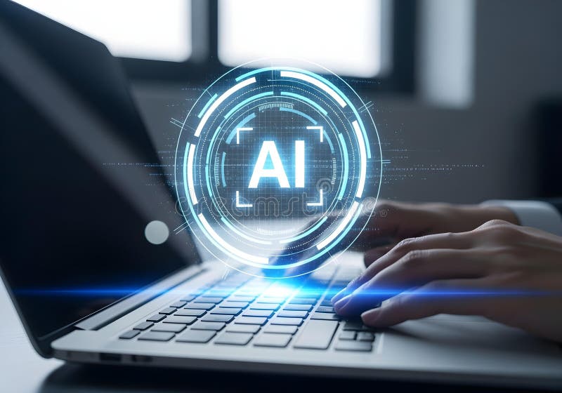 Holographic Ai Agent Interface Stock Illustrations – 241 Holographic Ai ...