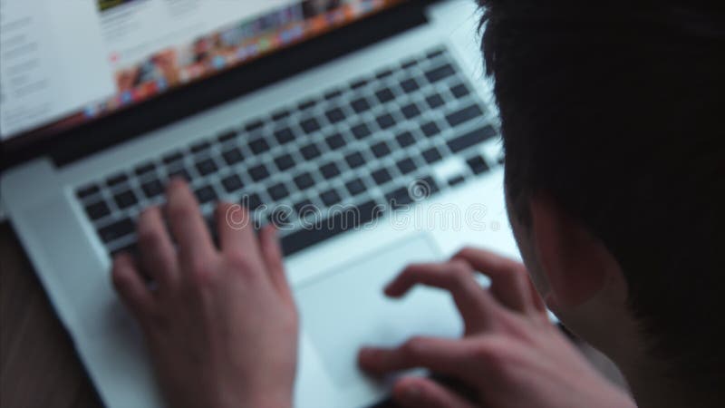 Hands Typing on Laptop Keypad Stock Video - Video of hand, laptop ...