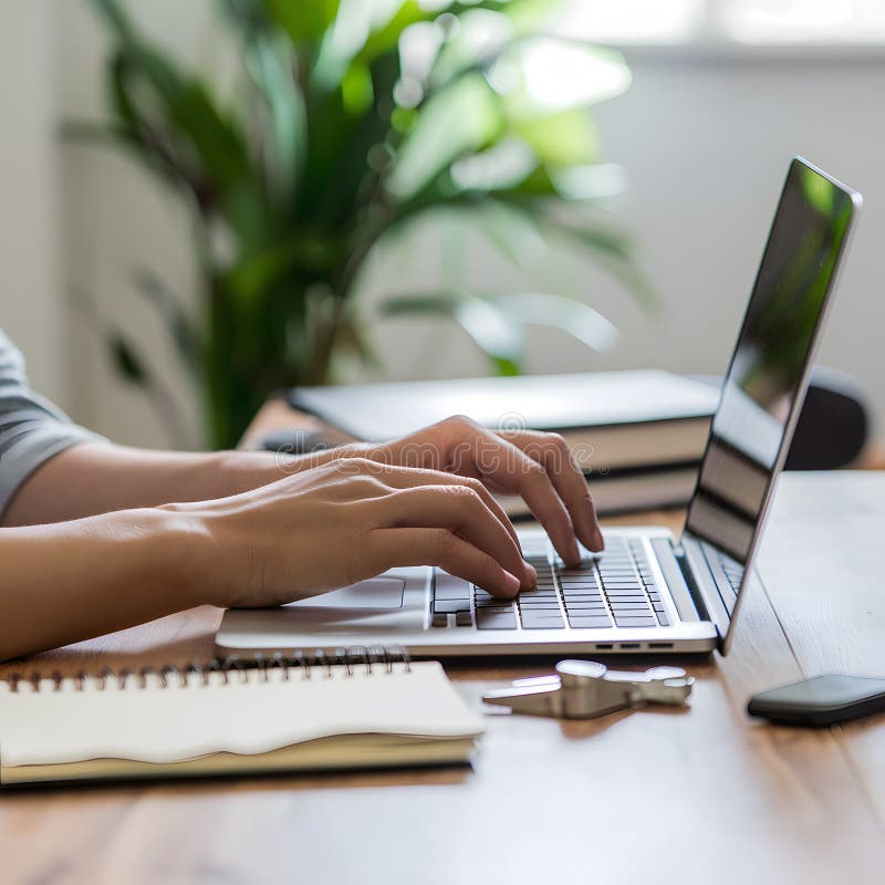 Typing Notebook Stock Illustrations – 9,132 Typing Notebook Stock ...