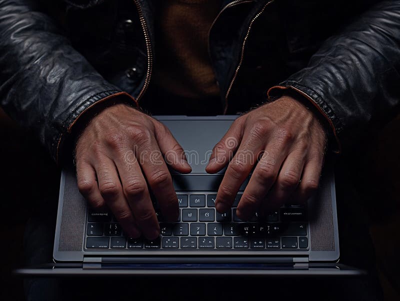 Hands Typing on Laptop with Programming Code on Screen, Representing ...