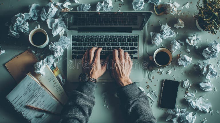 Typing Papers Stock Illustrations – 534 Typing Papers Stock ...