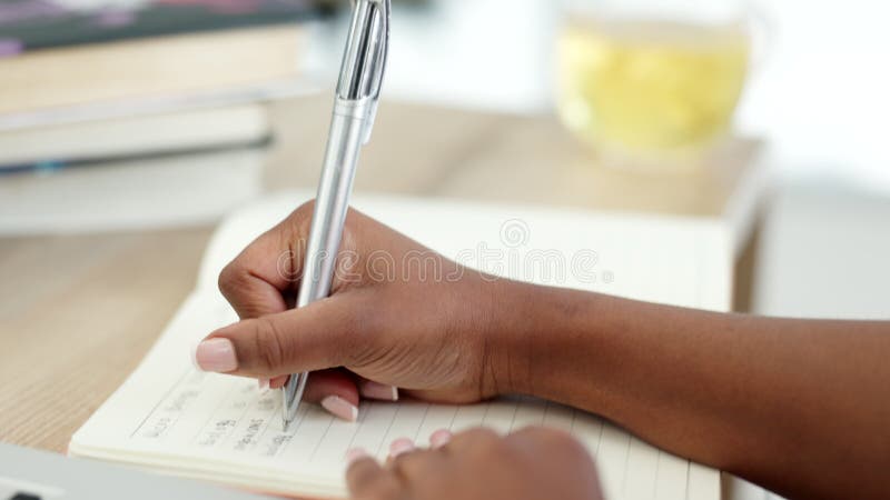 Hands Typing, Writing and Computer Research for Study Exam, Test or ...