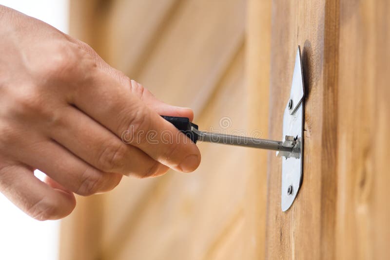 Hands unlocking door stock image. Image of hand, ownership - 82841943
