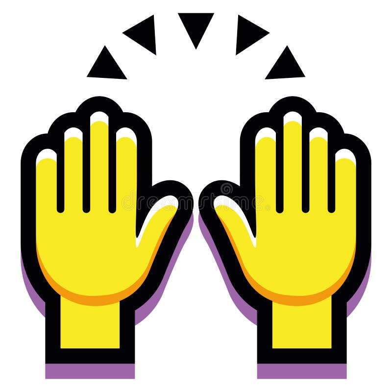 Hands Up Emoji