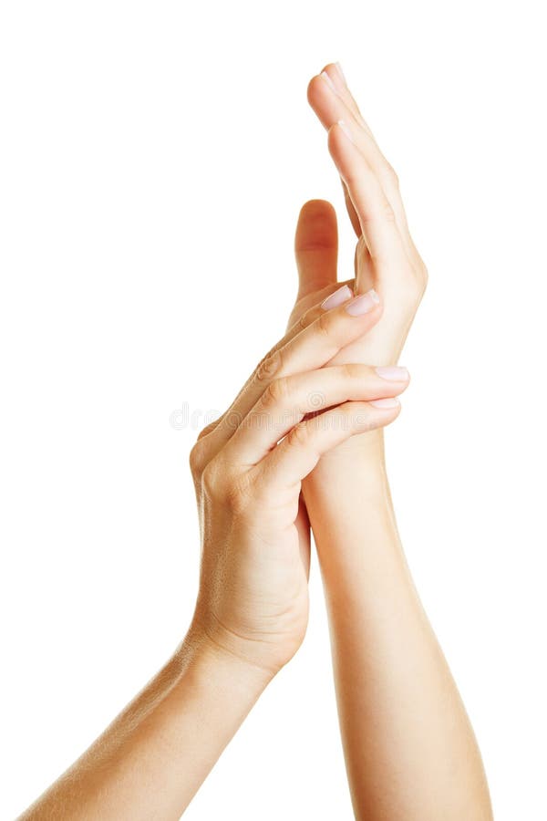 Hands Using Moisturizer for Skin Care Stock Image - Image of wellness ...