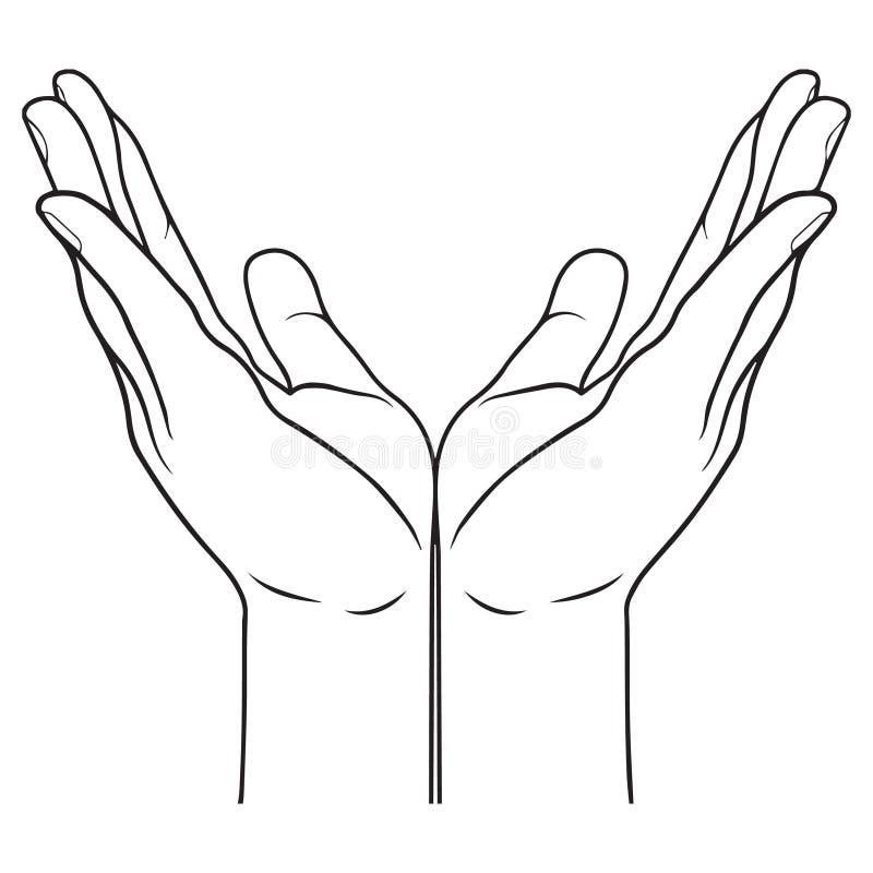 Hands. Vector Illustration Decorative Design Stock Vector ...