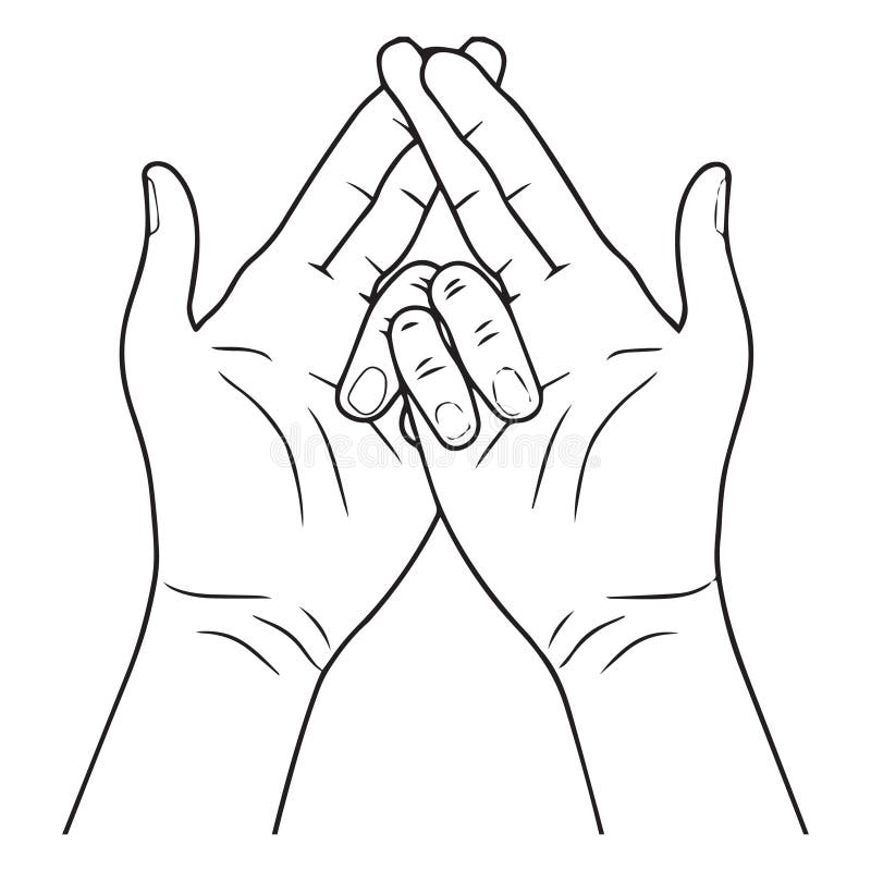 Hands. Vector Illustration Decorative Design Stock Vector ...