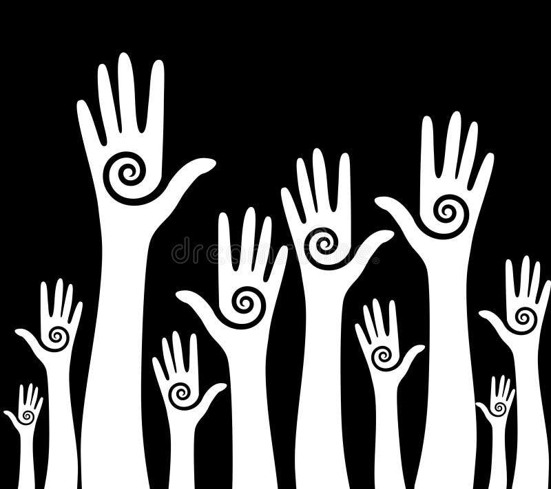 Vote crowd party fun stock illustration. Illustration of clubbing ...