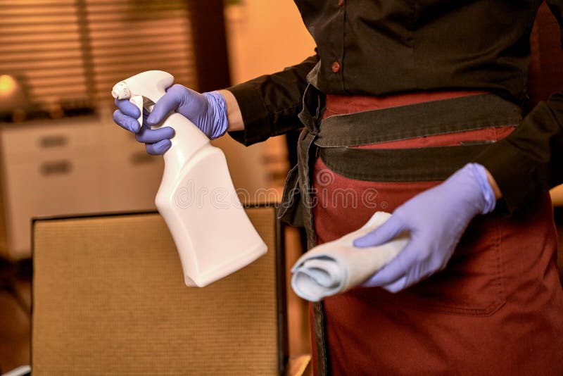 Wiping Restaurant Spray Bottle Stock Photos - Free & Royalty-Free Stock ...