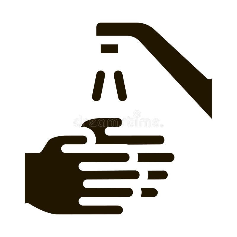 Hands Wash Water Faucet Icon Outline Illustration Stock Vector ... Hands Wash Water Faucet Icon Outline Illustration Stock Vector ...