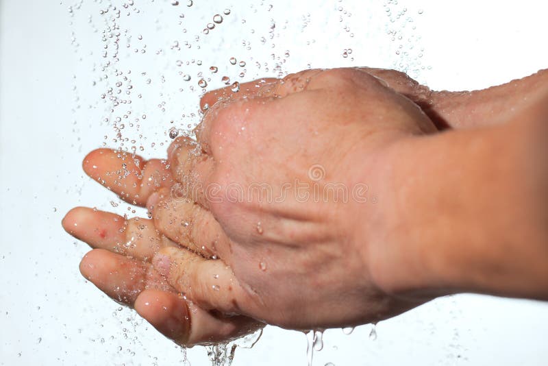 Hands and water. stock image. Image of natural, freshness - 28349657