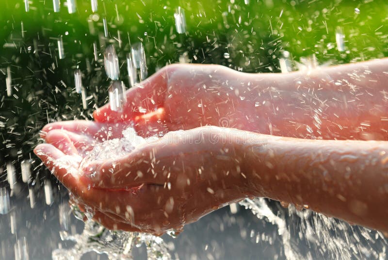 Hands and water stock photo. Image of concept, nature - 2881576