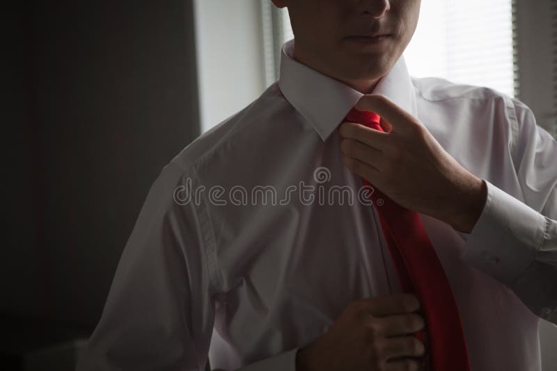 Hands of Wedding Groom Getting Ready in Suit Stock Photo - Image of ...
