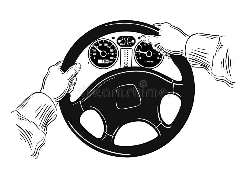 Speedometer and Tachometer Scales. Large Collection Stock Vector ...