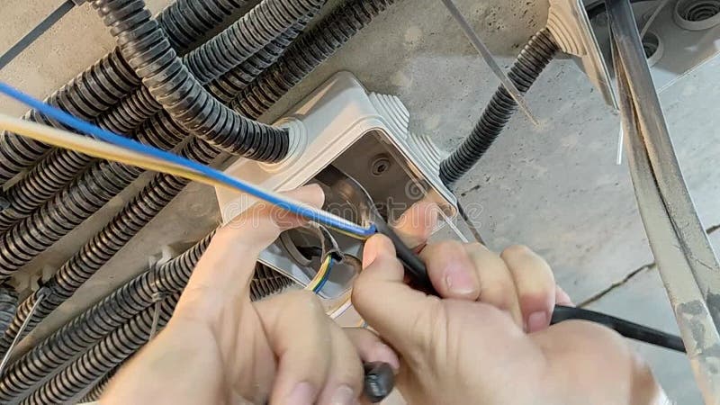 Hands-on Wiring Project Showcasing Installation Process of Electrical ...