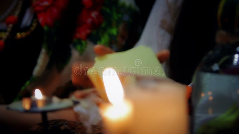 Hands of Witch Student Shuffling the Tarot Cards, Sortilege and Magic ...
