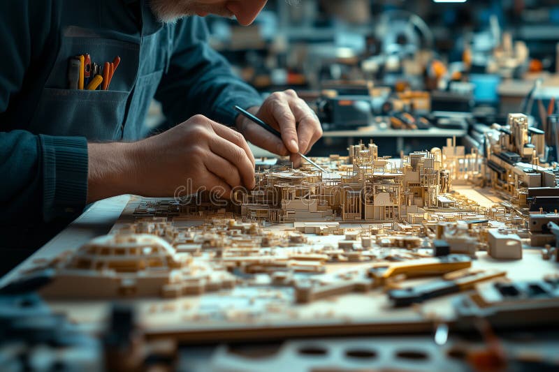 Crafting Intricate Models with Precision in an Industrial Design ...