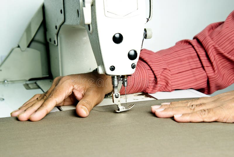 Hands Work a Sewing Machine Stock Photo - Image of park, needle: 187220262