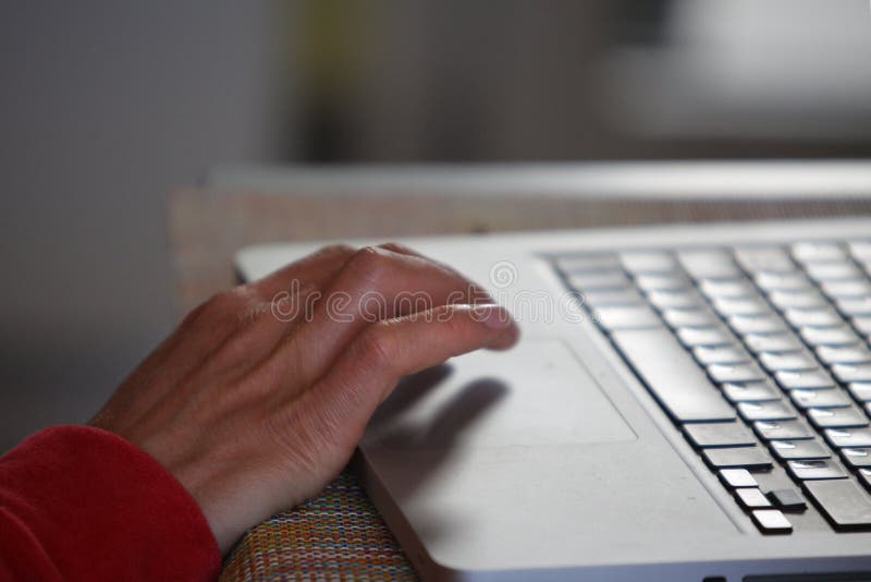 Hands Working on the Computer Keyboard Stock Photo - Image of fingers ...