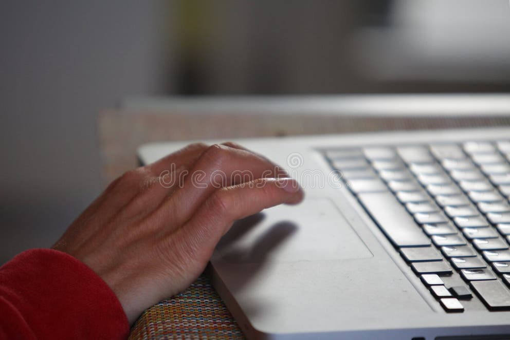 Hands Working on the Computer Keyboard Stock Photo - Image of fingers ...