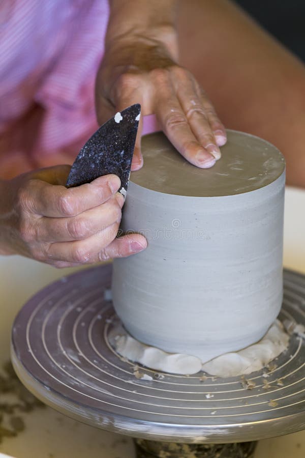 Hands working on the lathe stock image. Image of lathe - 76628111
