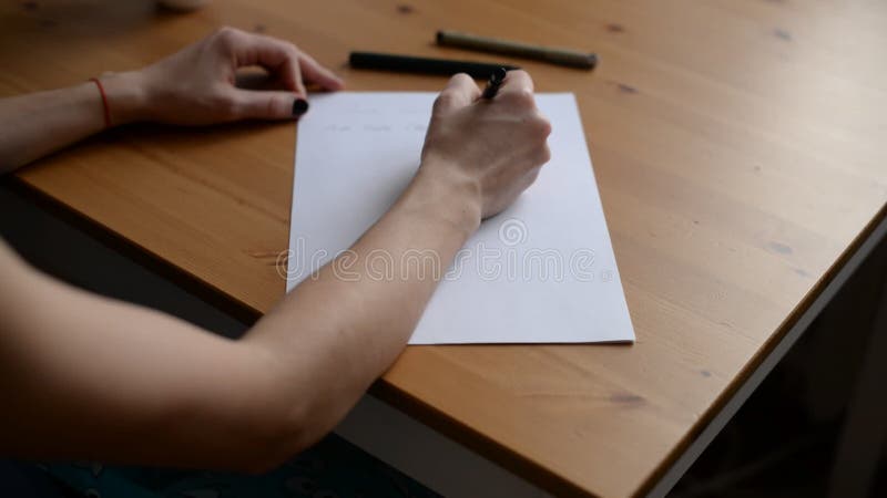 Hands, Man and Writing for Signature on Paper in Office of Application ...
