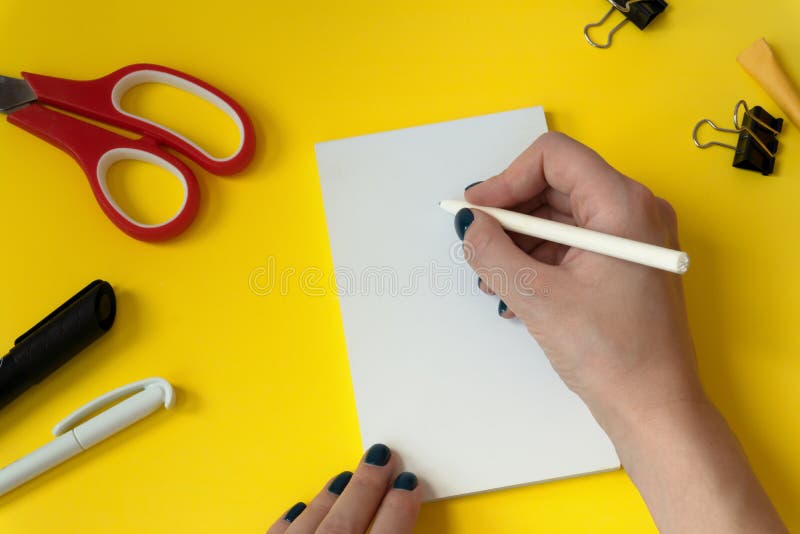 Creative Workspace Background Mockup. Stationery Set. Back To School ...