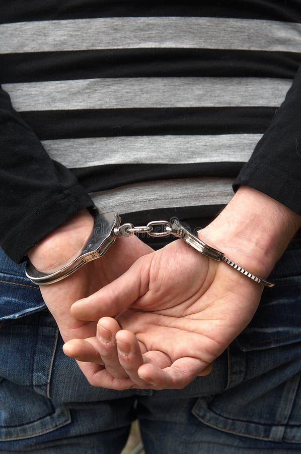 Handschellen stockbild. Bild von gericht, kriminell, polizei - 10290717