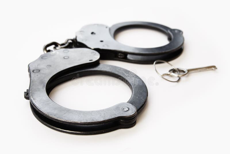 Handschellen 2 stockfoto. Bild von gefangenschaft, gerechtigkeit - 896632