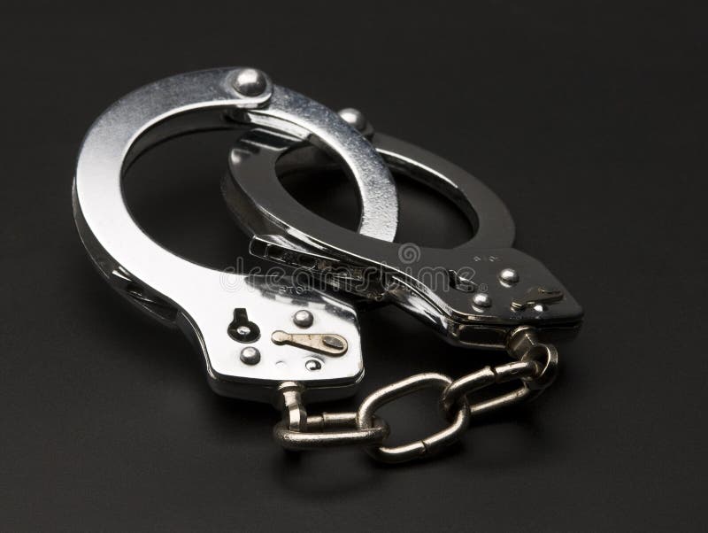 Handschellen stockbild. Bild von knechtschaft, bestrafung - 26577313