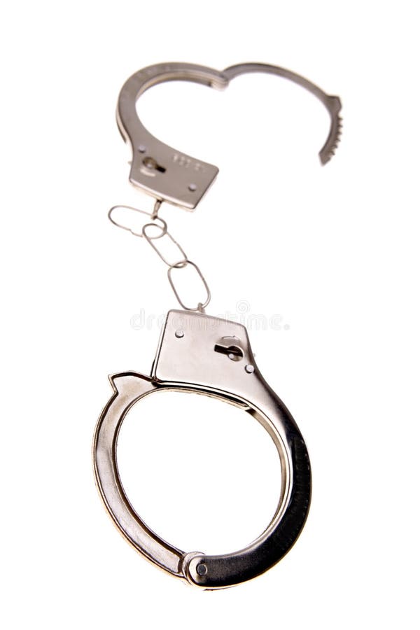 Handschellen stockbild. Bild von metall, getrennt, anhalten - 3659883