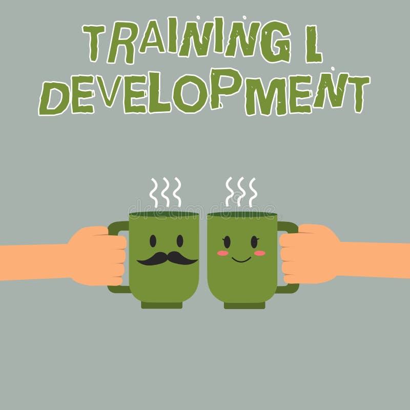 Handschriftstext, Der TrainingandDevelopment Schreibt Konzeptbedeutung ... Handschriftstext, Der TrainingandDevelopment Schreibt Konzeptbedeutung ...